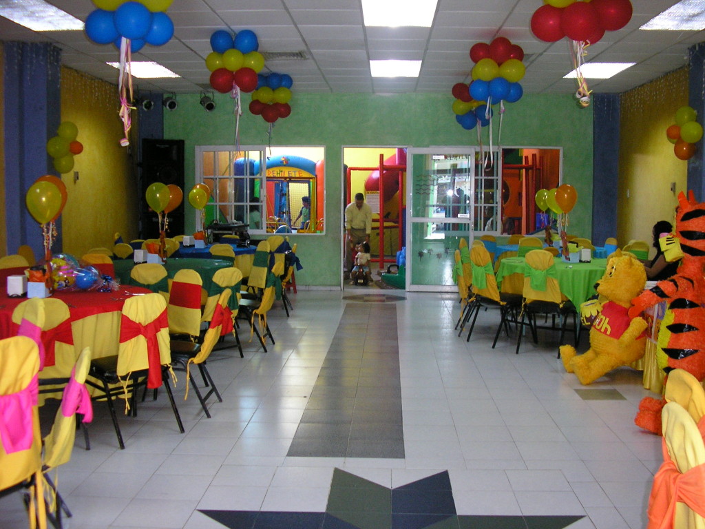 Ideas para decorar el salón de fiestas infantiles temáticas - Divierten